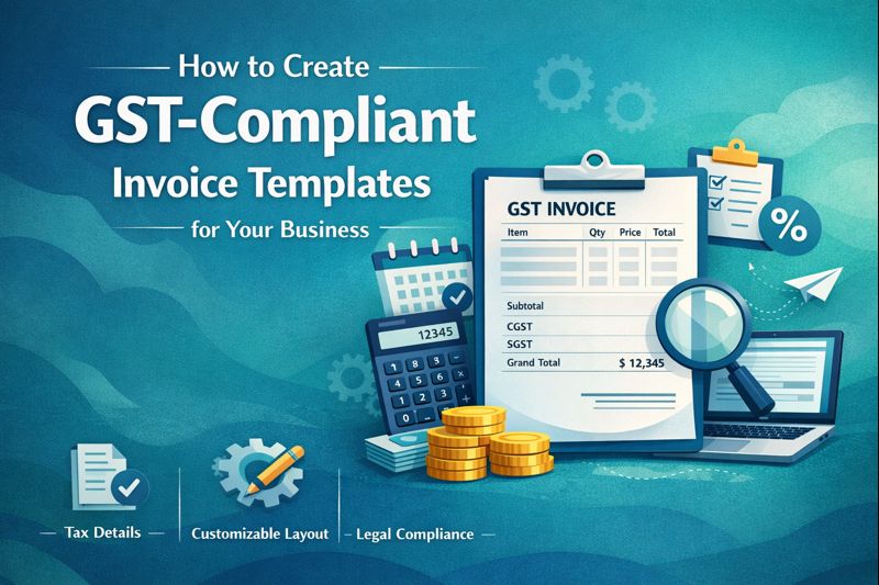 How to Create GST-Compliant Invoice Templates for Your Business